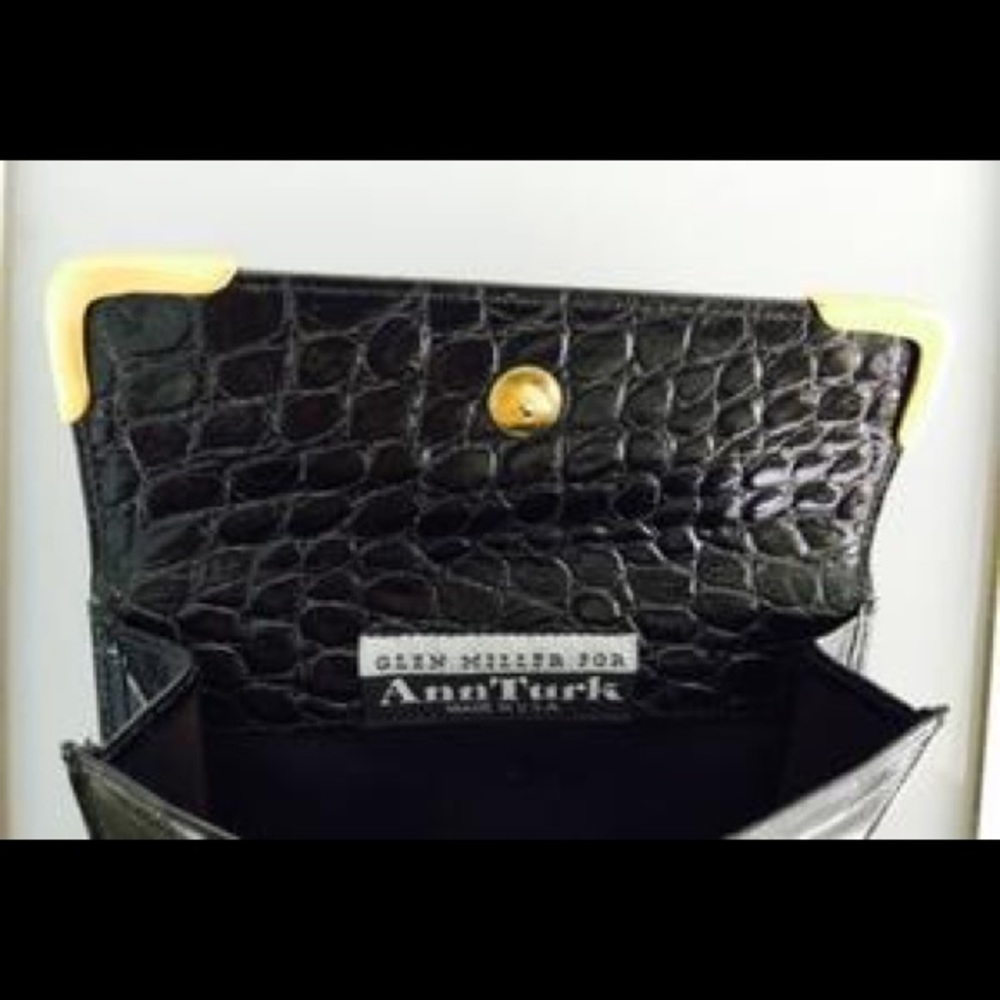 Authentic Ann Turk Alligator Wallet - Gem